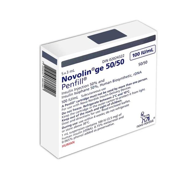 Novolin GE 50 / 50 Penfill Cartridge